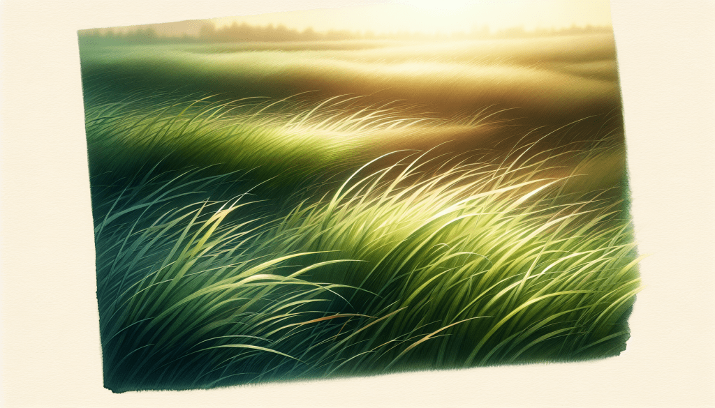 Peindre de l’herbe réaliste à l’aquarelle avec un pinceau traînard ...